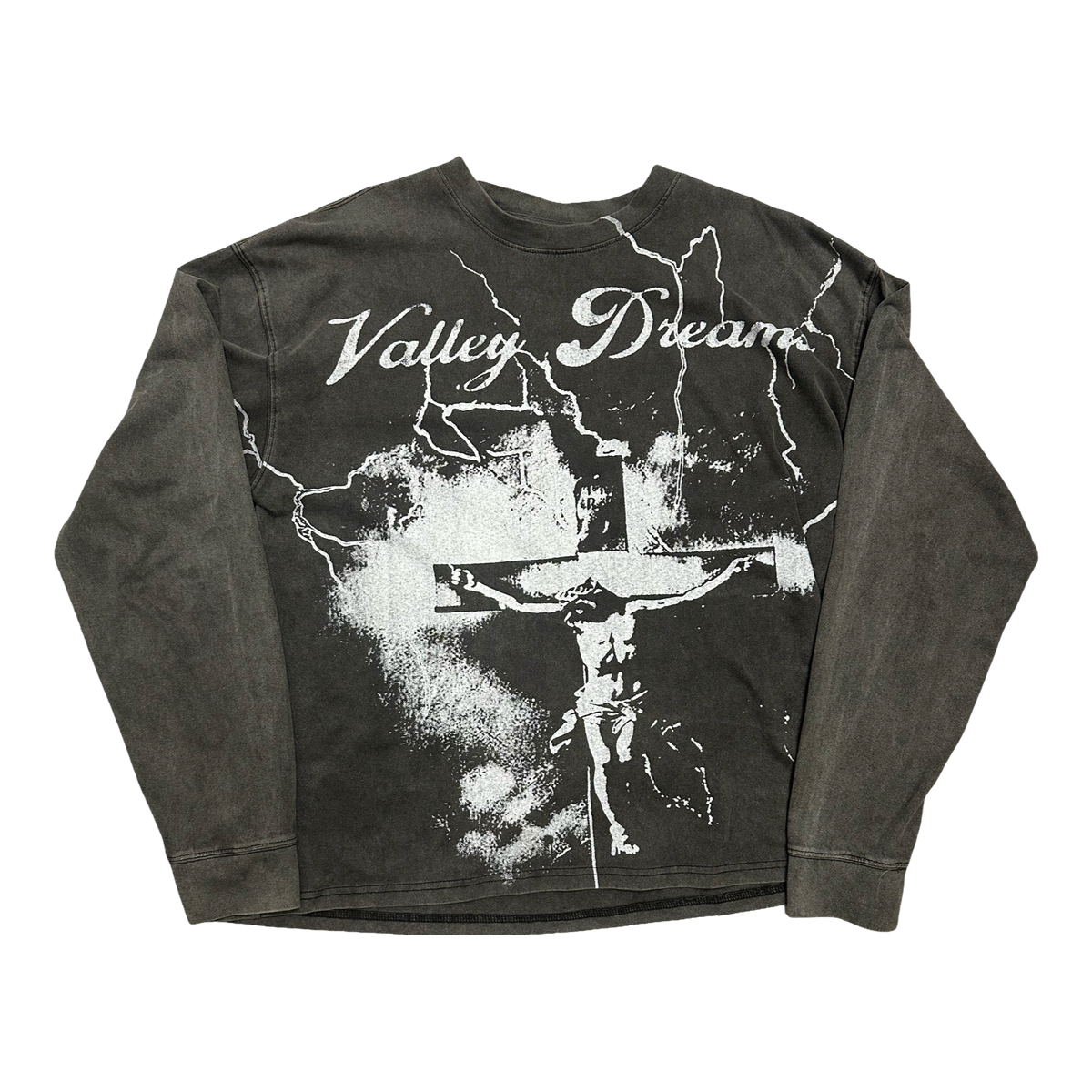 Vale State Jesus Dreams Long Sleeve Shirt Black – Motion.